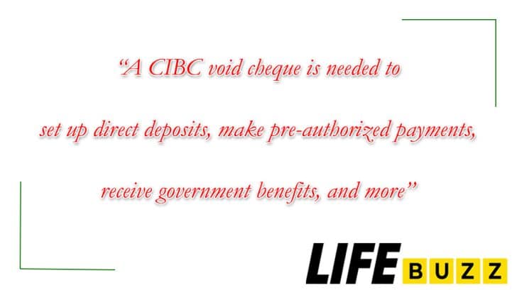 How To Get A CIBC Void Cheque In Canada