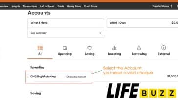 Tangerine Void Cheque: How To Get And Create Yours